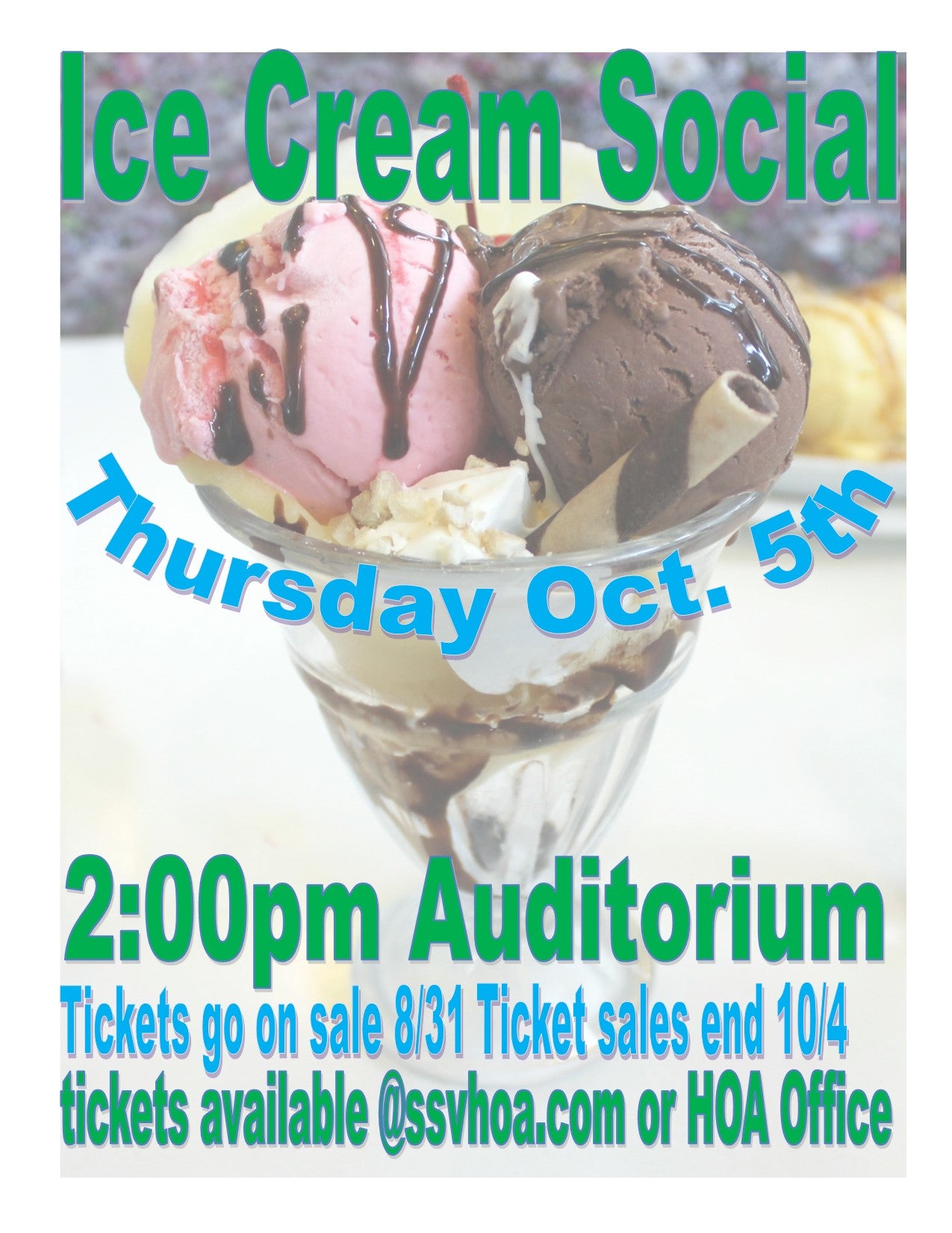 Ice Cream Social | Sunland Springs Village HOA